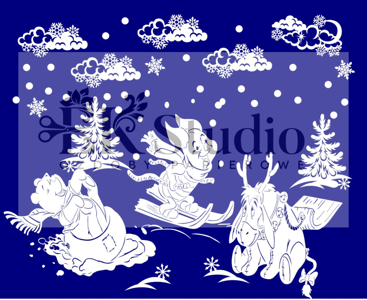 Zima Kubuś Puchatek > EK studio